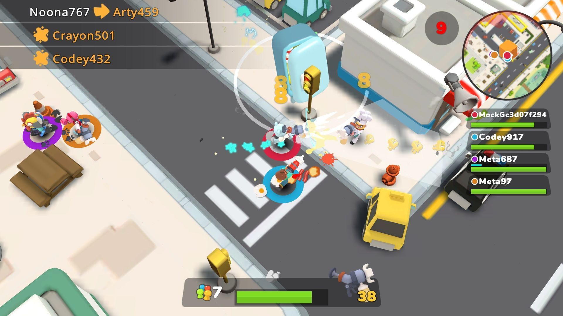Butter Royale is a food-fight themed battle royale game on Apple Arcade ...