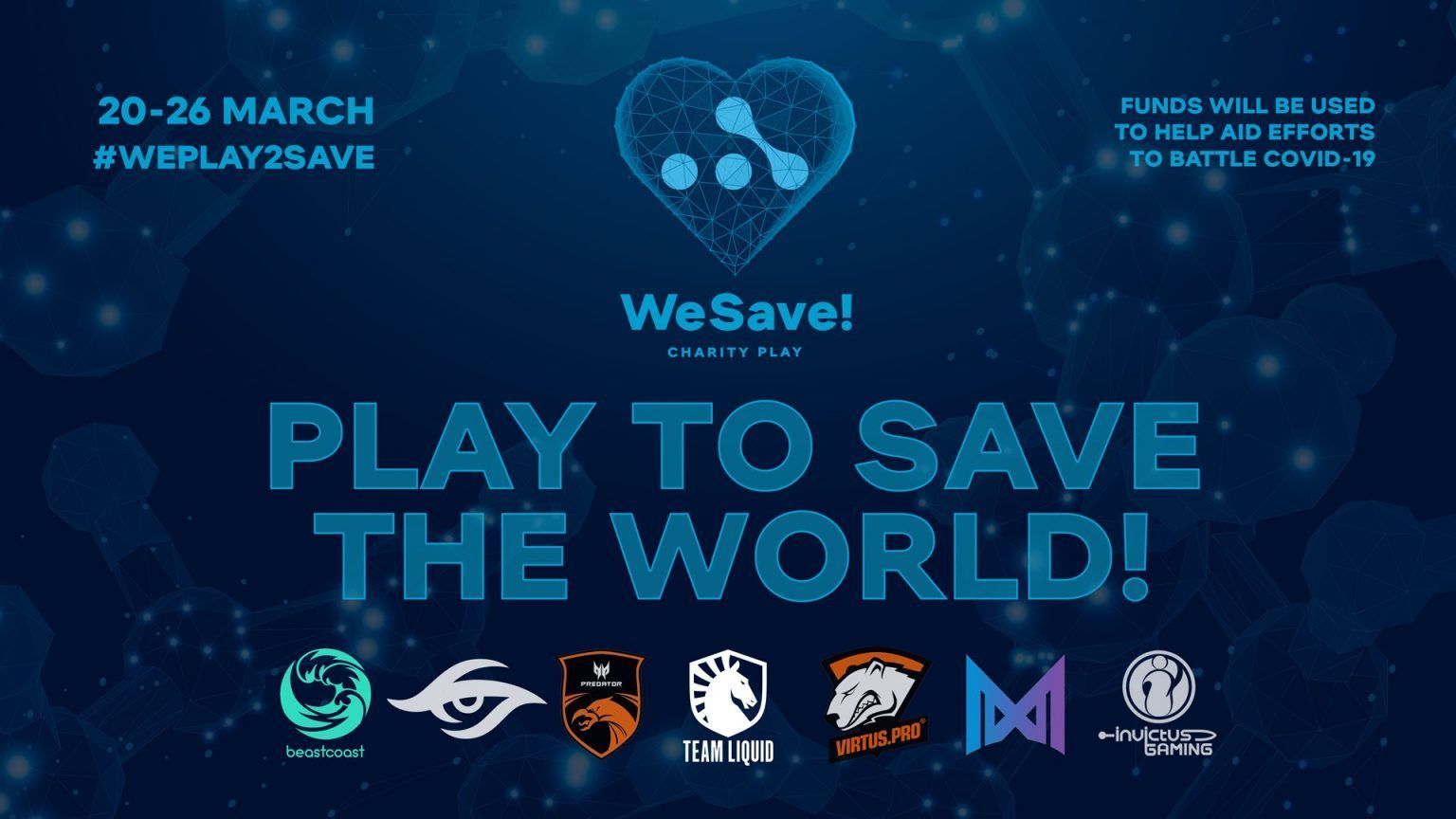 WePlay! announces online charity tournament amid COVID-19 crisis | ONE ...