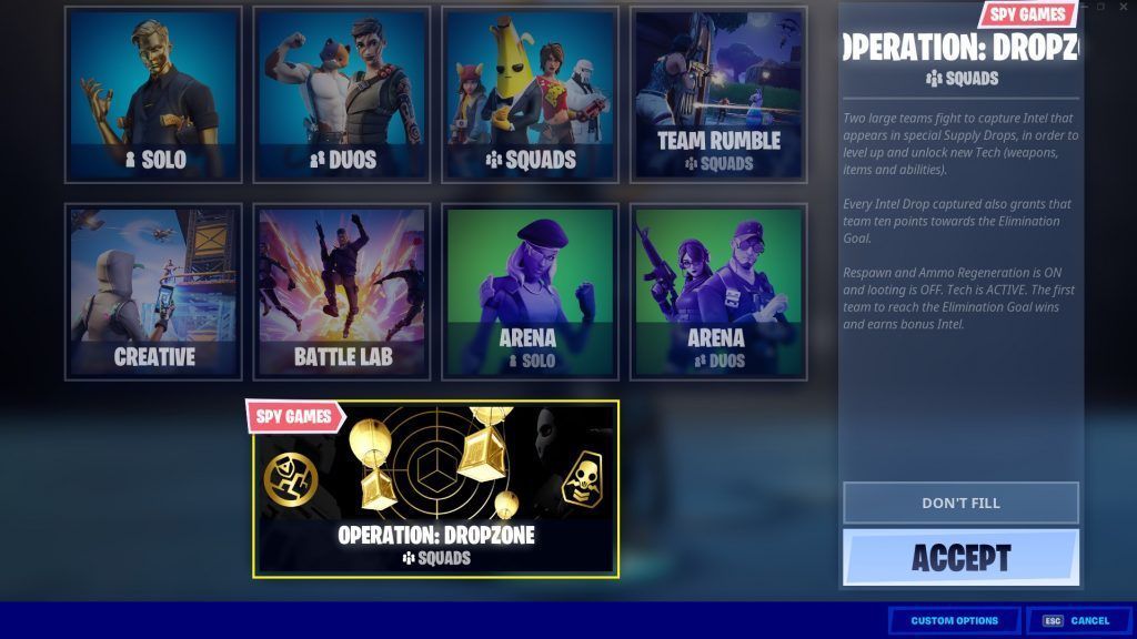 Fortnite's new Spy Games limited-time event is a 40-player deathmatch ...