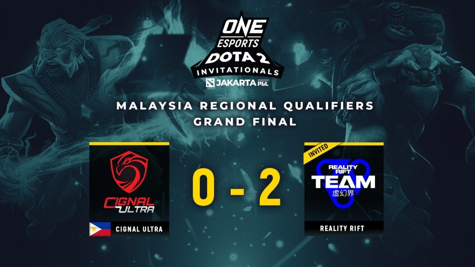 Reality Rift beat Cignal Ultra 2-0 to become the Malaysia Qualifier ...
