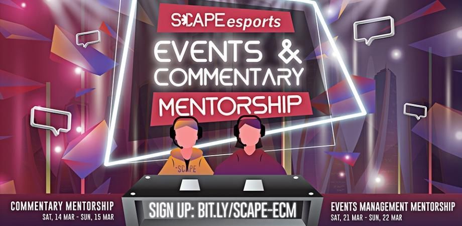 Learn how to be a shoutcaster with *SCAPE's esports workshops | ONE Esports