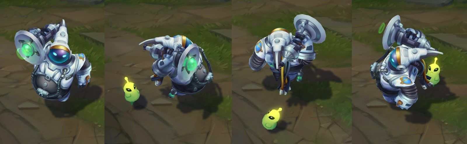 Bard, Gnar, and Poppy's new Astronaut skins are out of this world | ONE ...