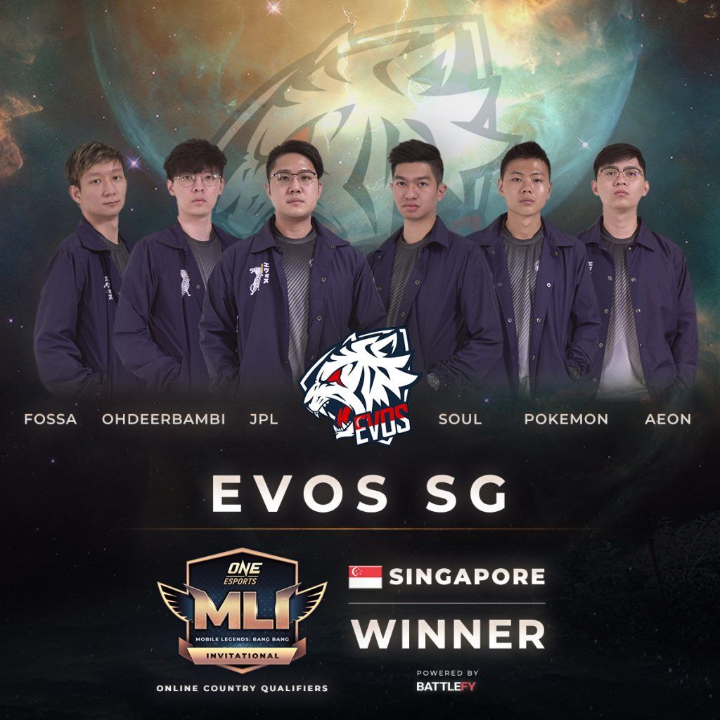 EVOS SG wins the ONE Esports Mobile Legends Invitational Singapore ...