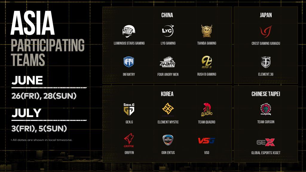 PUBG Continental Series 1 kicks off on June 25 | ONE Esports