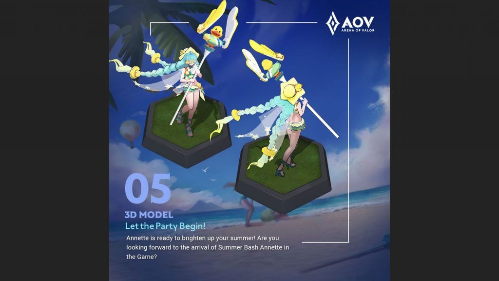 Arena of Valor's Lauriel and Annette get Summer Bash beach skins | ONE Esports