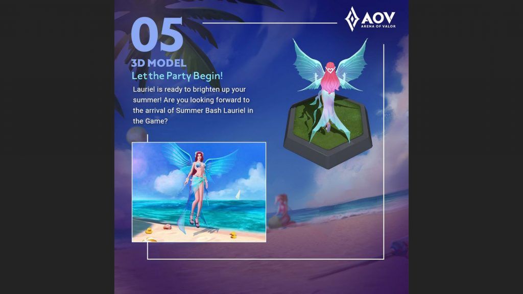 Arena of Valor's Lauriel and Annette get Summer Bash beach skins | ONE Esports