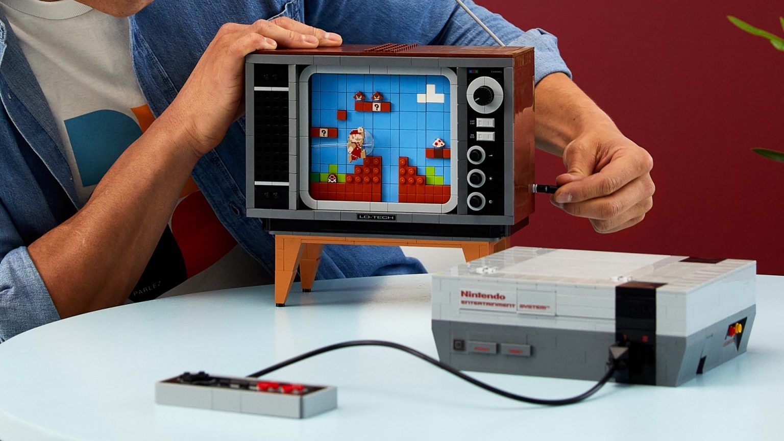 Lego is releasing a 2,646-piece replica NES console that 'plays' Super ...