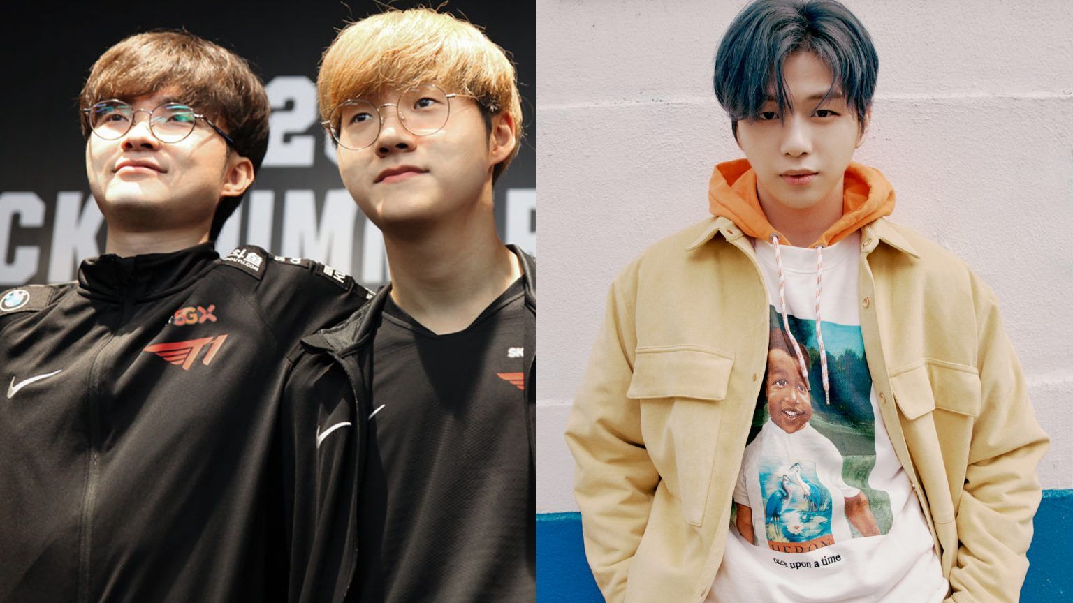 K-pop idol Daniel Kang plays League of Legends with Teddy and Faker ...