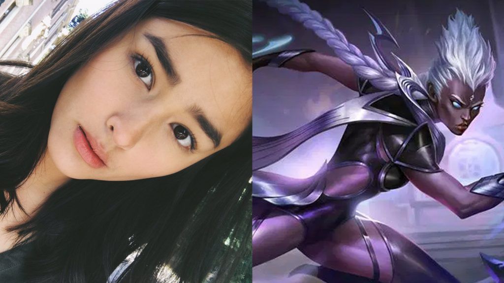 Filipina actress Liza Soberano plays Mobile Legends with her celebrity ...