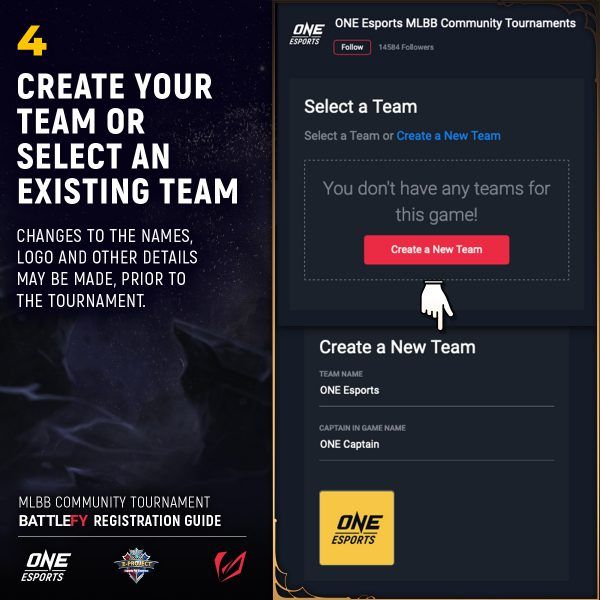How to join a ONE Esports MLBB Community tournament | ONE Esports