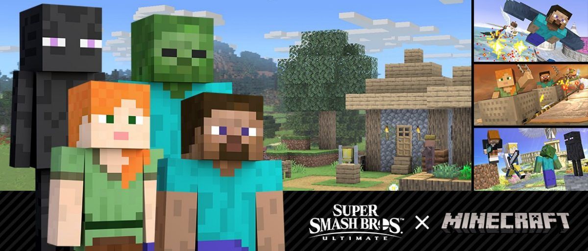 Super Smash Bros. Ultimate's next fighters are... from Minecraft? | ONE ...