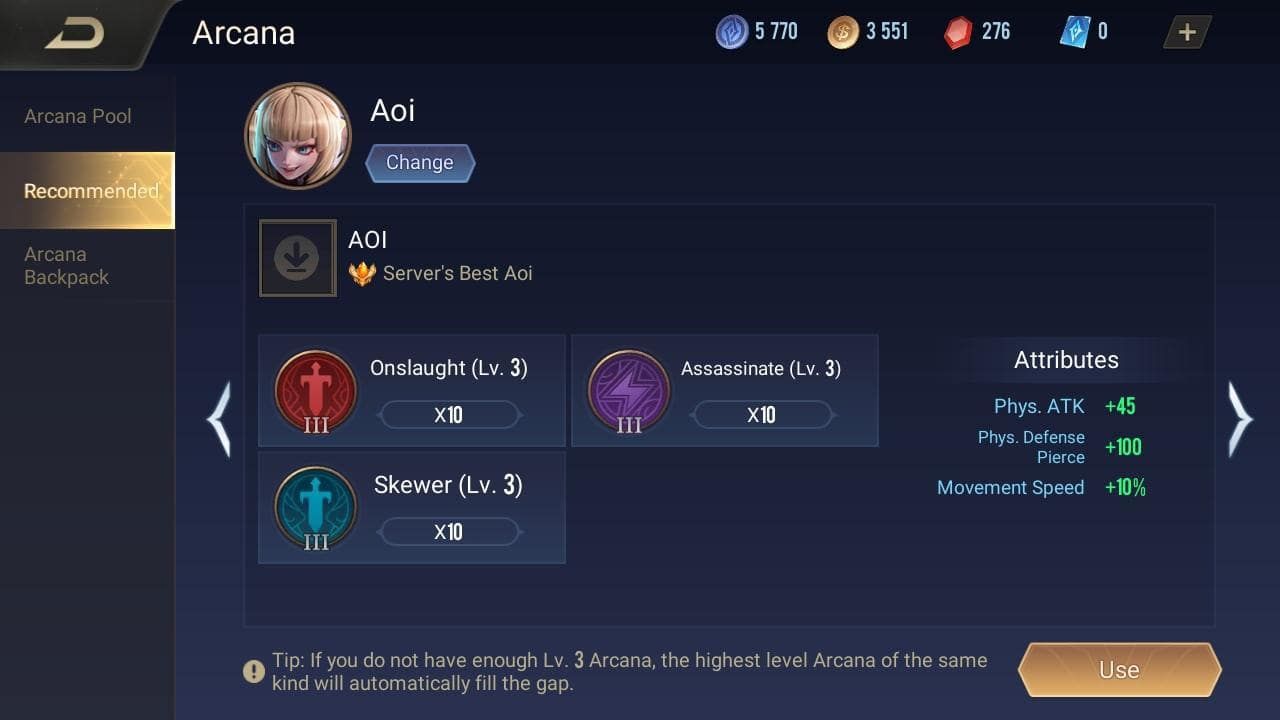 Beginner's Guide: Arena of Valor tips and tricks for Aoi, the Dragon Scar | ONE Esports