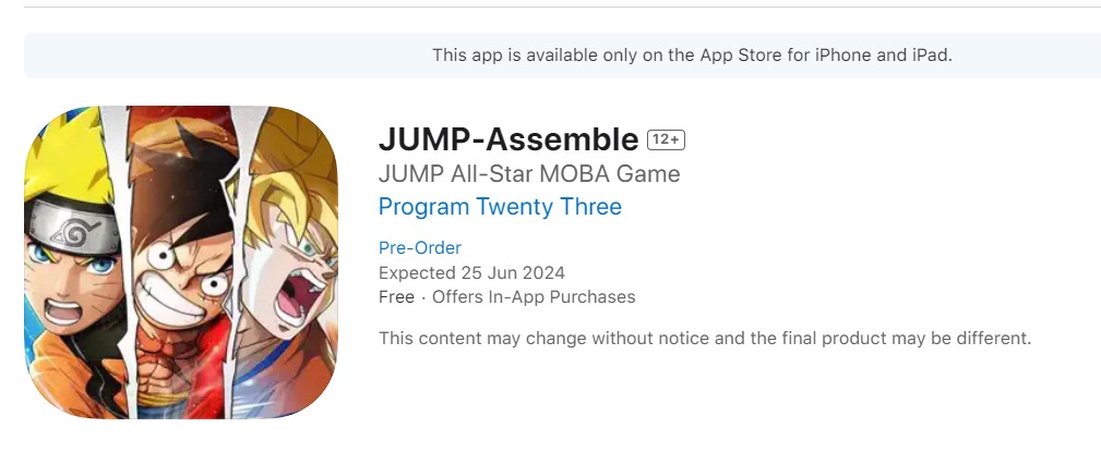 Segala hal tentang MOBA Anime Jump Assemble, akankah rilis di Indonesia ...